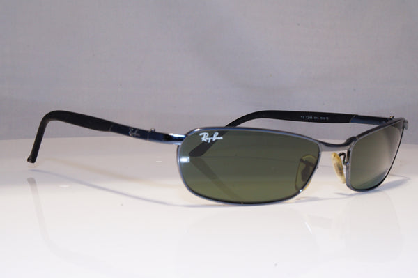 RAY-BAN Mens Vintage 1990 Designer Sunglasses Grey Rectangle RB 3299 0 ...