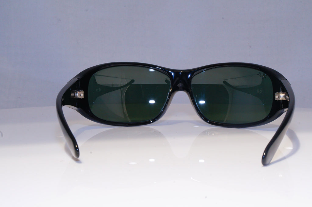 RAY-BAN Mens Vintage 1990 Designer Sunglasses Black Rectangle RB 4110 ...